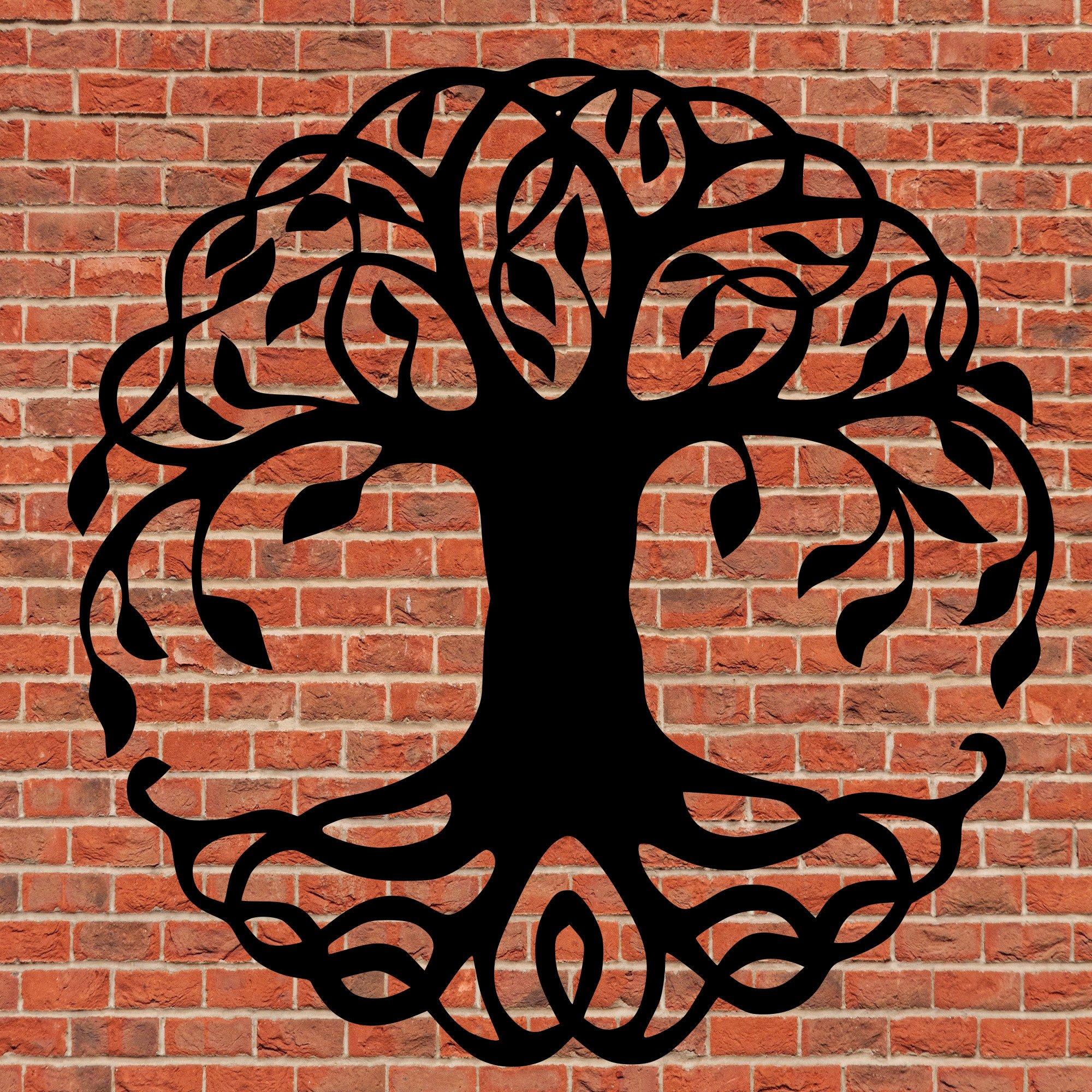 Tree of Life Monogram IV - Handcrafted Seabiscuit Metal Designs