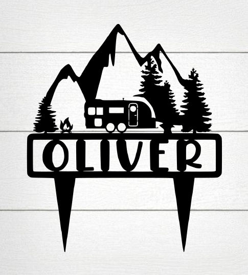 Personalized Oliver Metal Sign - Sea Biscuit Metal Designs